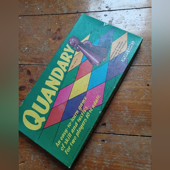 Spears Games | Toys | Vintage 7s Complete Quandary Family Board Game ...